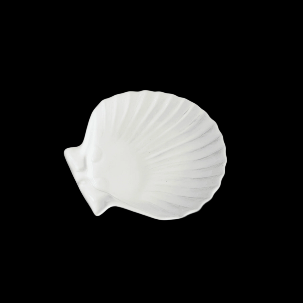 Meizai Ivory Scallop Shell Canape Serving Plate – Renascence Studio