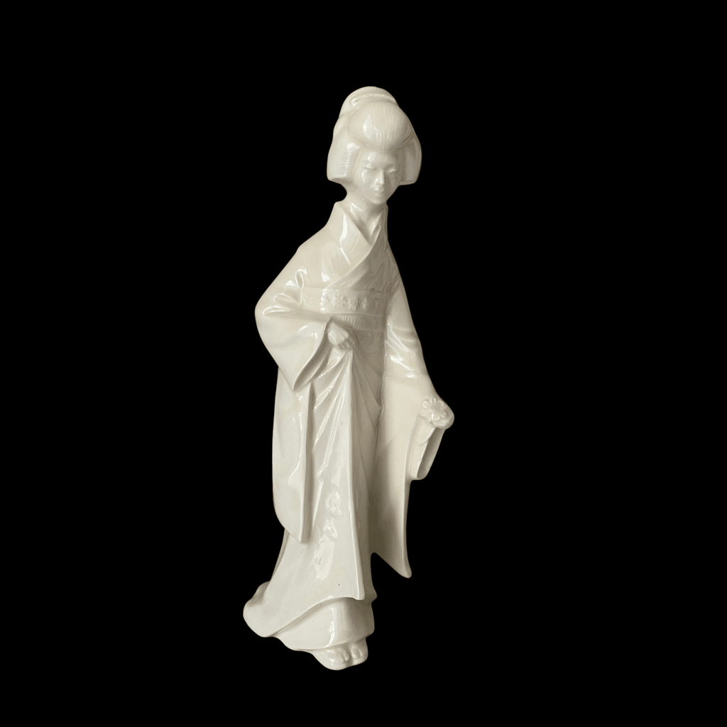 Blanc de Chine Japanese Geisha Figure, c1970s – Renascence Studio