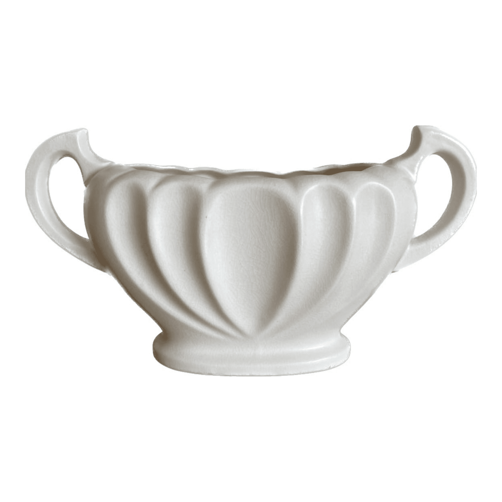 Dee Cee Stoneware Mantel Vase Art Pottery in Ivory – Renascence Studio