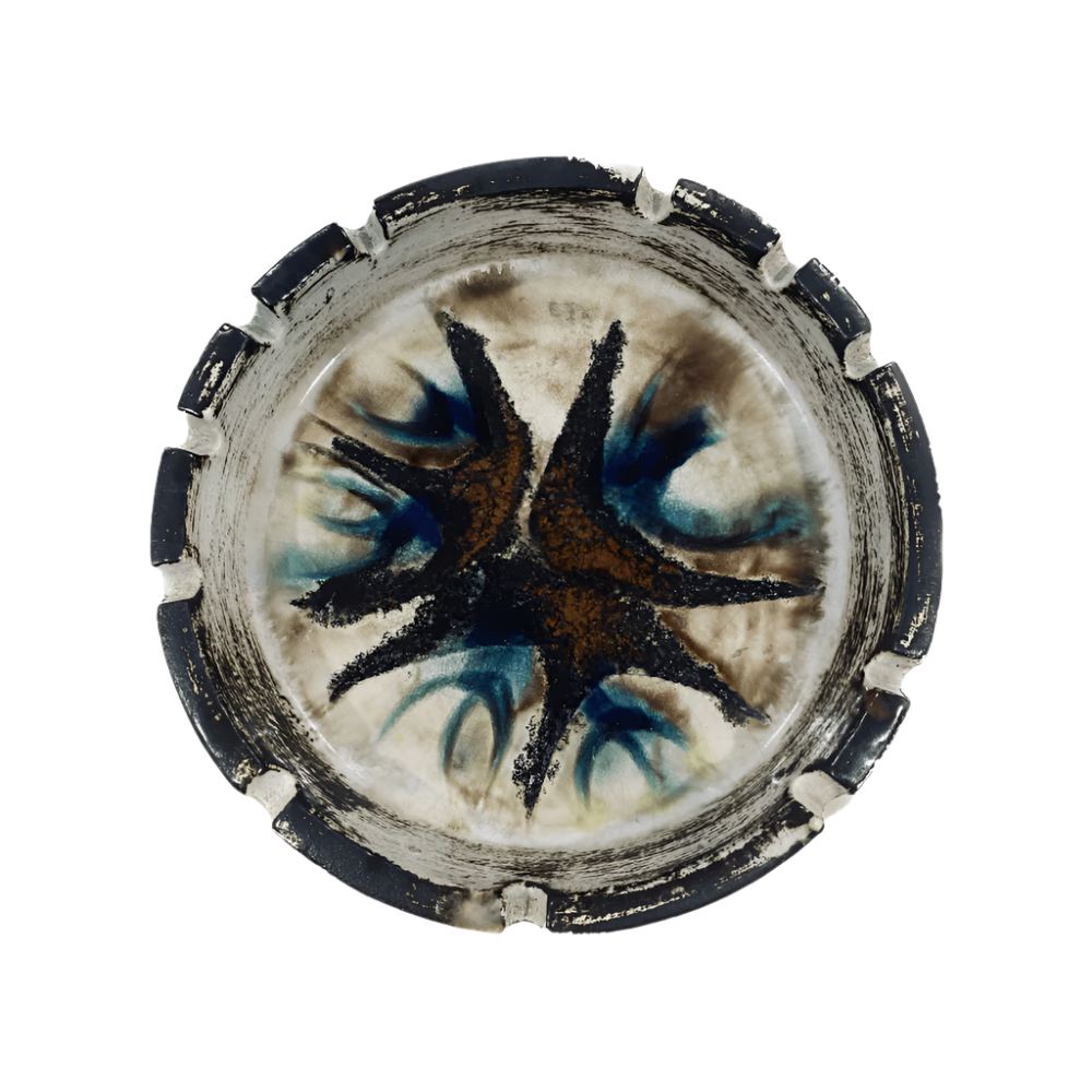 Ellis Ceramics 104 Fat Lava Collectible Ashtray, 1970s – Renascence Studio