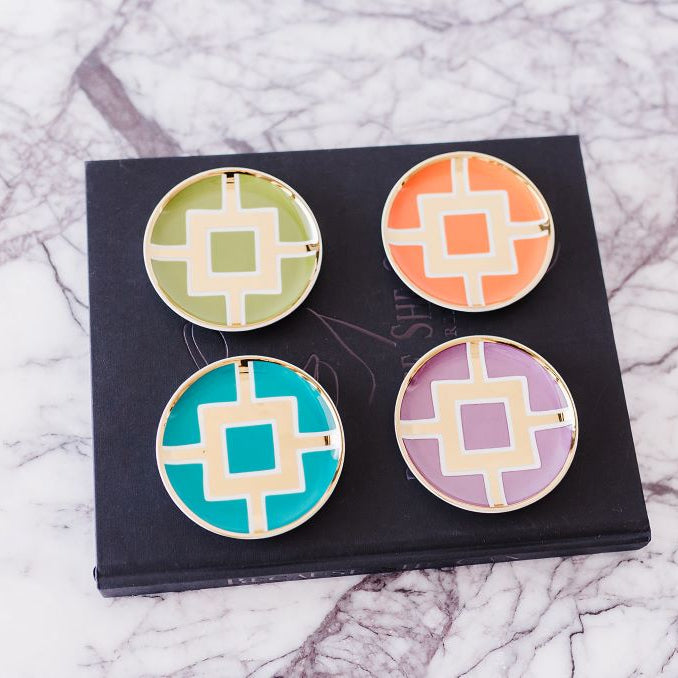 Jonathan Adler Nixon Drink Coasters, Set of 4 – Renascence Studio