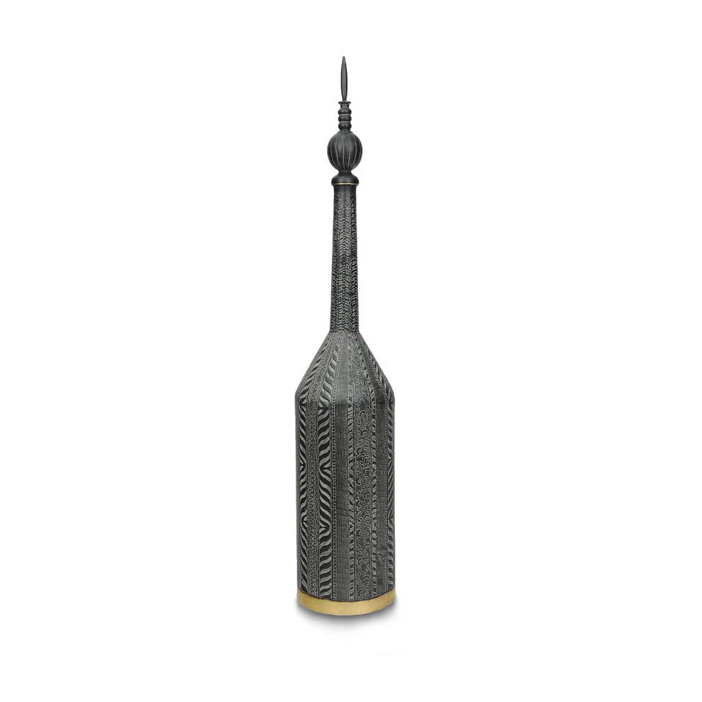 Tarrab Bottleneck Medium Brass Pot Floor Decor – Renascence Studio